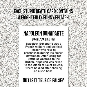 University Games | Stupid Deaths The Party Game, for Adults & Teens Ages 12 & Up (01404)