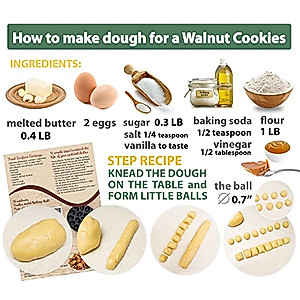 Walnut Cookie Mold Maker 16 non-stick - Oreshki Mold Maker - Walnut Cookie Molds - Орешница Russian - Oreshki Maker - Walnut Cookie Maker Oreshek - Nutty Maker - Oreshnitsa Nut Cookies Maker