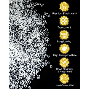 5LB Unscented Aroma Beads for Car Freshies, Clear Gel Crystal No Fragrance, DIY Homemade Natural Eva Beads Bulk