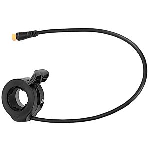 Electric Scooter Thumb Throttle, EBike Speed Control Finger Throttle Accelerator with Waterproof Connector for Electric Scooters EBike