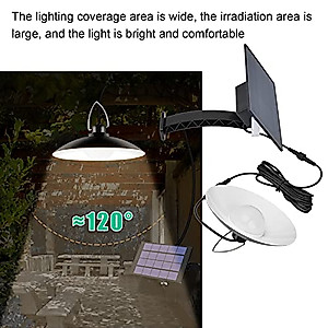 Solar Ceiling Light, Hanging Solar Light, Solar Pathway Light, LED Solar Lamp with Solar Panel IP65 Waterproof Ceiling Lamp Garden Light for Outdoor Courtyard