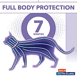 Hartz UltraGuard Flea & Tick Collar for Cats and Kittens, 7 Month Flea and Tick Protection and Prevention, Reflective Collar