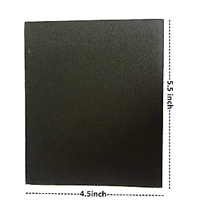 Leopard Twin-Ultra Fine 42 Pcs Wet Dry Sandpaper,240 to 10000 Grit Assortment 4.5-5.5 Inches Abrasive Paper Sheets for Automotive Sanding Wood Furniture Finishing Palm Sanders