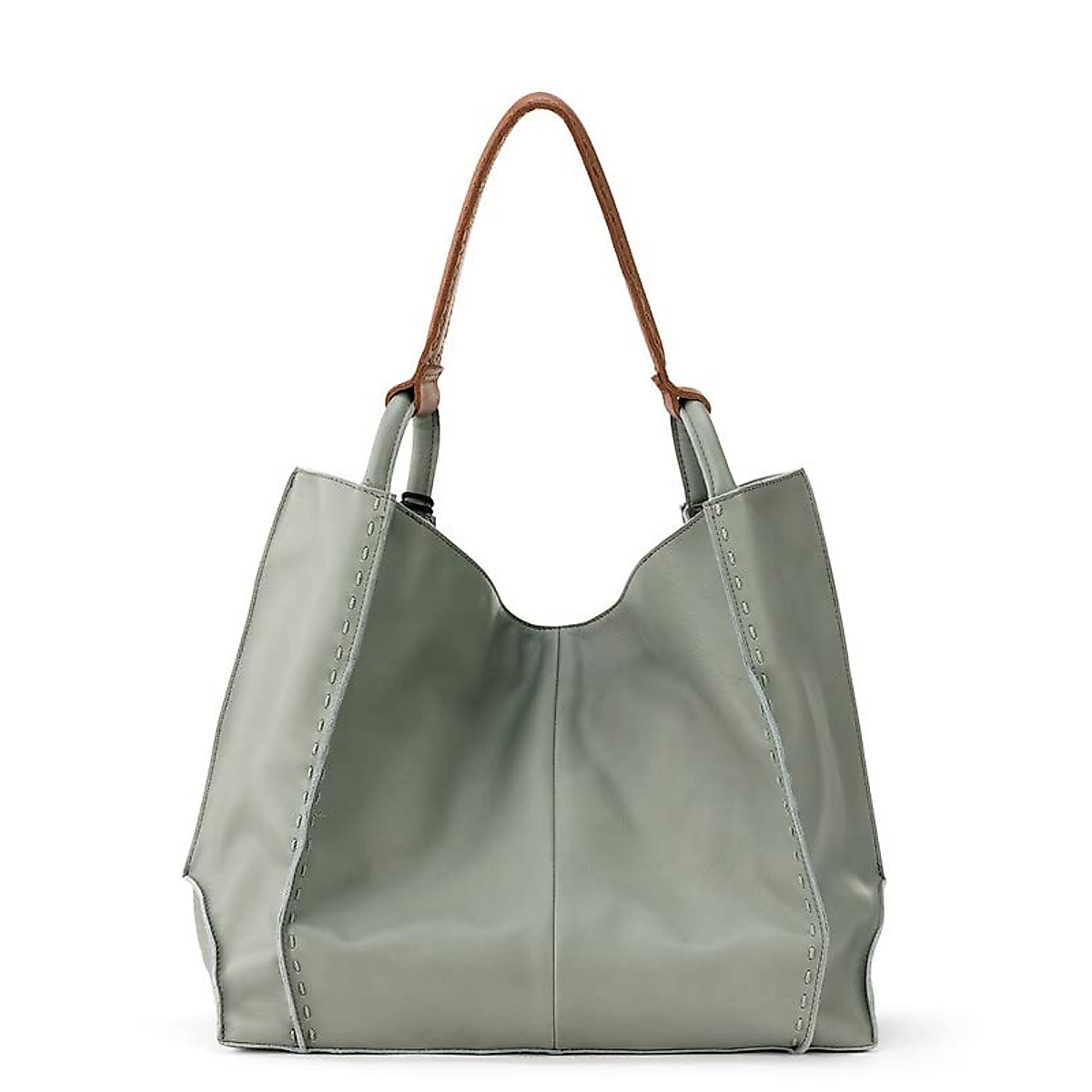 The Sak Los Feliz Large Tote Bag in Leather, Roomy, Lined Purse with Single Shoulder Strap