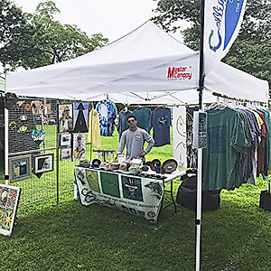 MASTERCANOPY Replacement Pop Up Canopy Top (8x8, White)