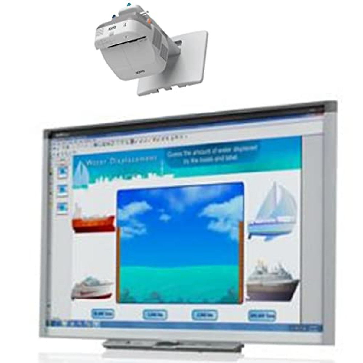 SMART Board SBX800 and Ultra short throw projector combo