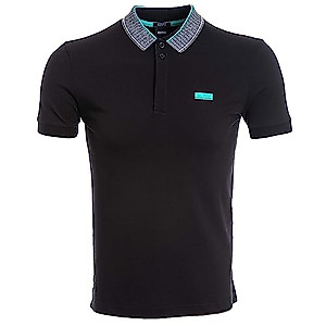 BOSS Men's Polo Shirt, Ebony Black, M