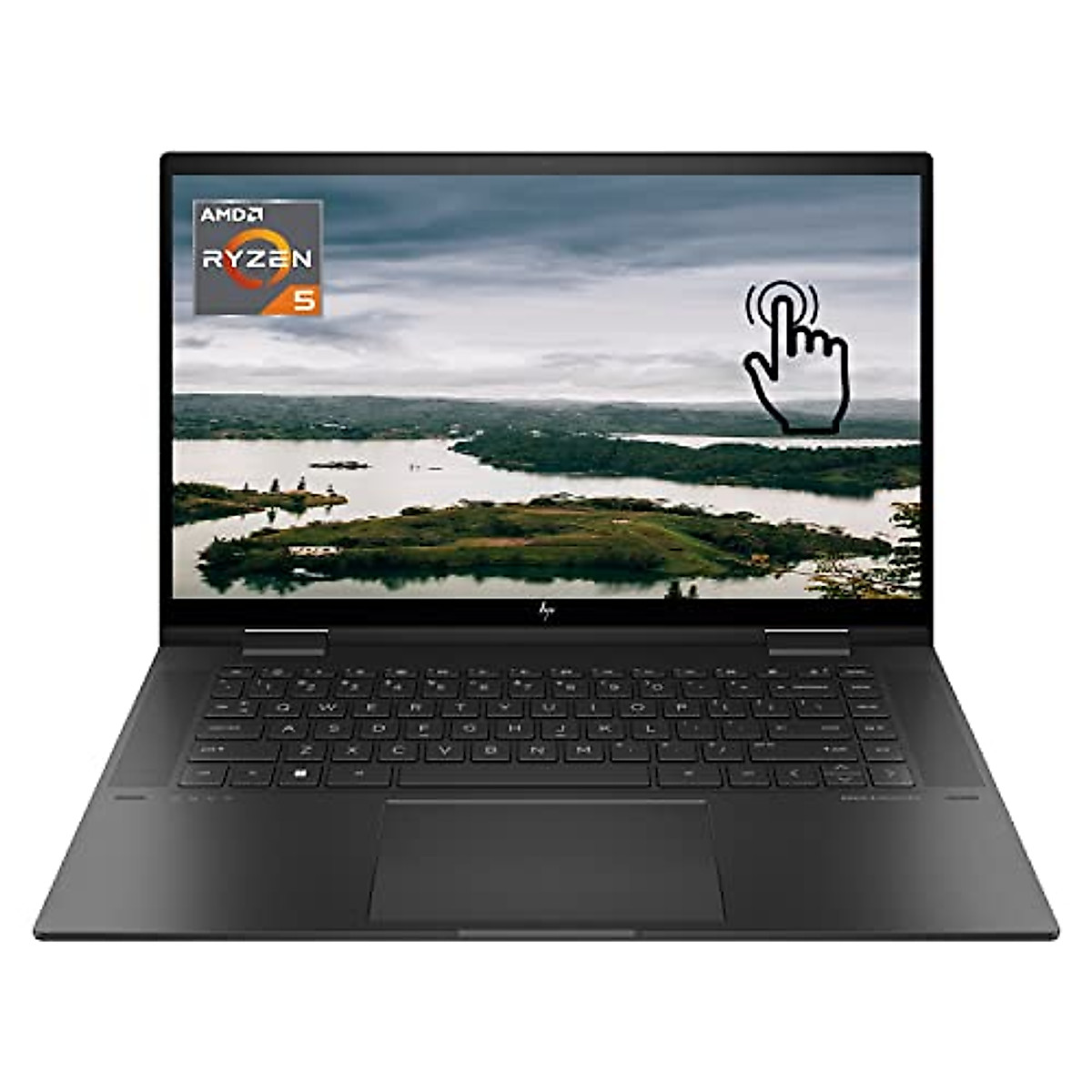 HP Envy 2-in-1 Convertible Laptop, 15.6 inch IPS Touchscreen, AMD Ryzen 5 5625U Processor, Backlit Keyboard, Wi-Fi 6, Bang & Olufsen Audio, 12Hr Battery Life, Windows 11 (16GB RAM, 1TB PCIe SSD)