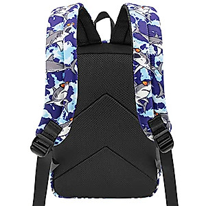 LI-LOVE Backpack 16 inch with Laptop Compartment Shark Sea Book Bag for Boys Men Adults Teens Middle School College High School Student Bookbags Waterproof Backpacks Travel Camping Hiking Back Pack