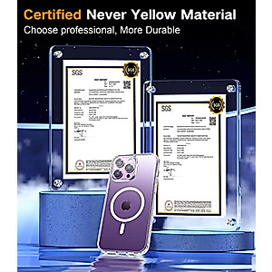 BOTOER for iPhone 14 Pro Max Phone Case,with 3 Pack Screen Protector + 3 Pack Camera Lens Protector,Ultra Thin Scratch Resistant Drop Magnetic Phone Case for iPhone 14 Pro Max 6.7 Inch