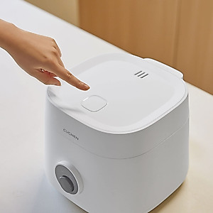 [CUCHEN] CRE-D0601W | Rice Cooker 6 Cup (Uncooked) (1.14 quarts): 6 person serving/per use | Warmer | Detachable Clean Cover | Nonstick Inner Pot | White [CUCHEN]