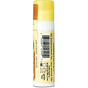 Badger - Cocoa Butter Lip Balm, Creamy Cocoa, Certified Organic Lip Balm, Fair Trade, Natural Lip Balm, Lip Butter, Lip Balm Cocoa Butter, Cocoa Care Lip Balm, 0.25 oz