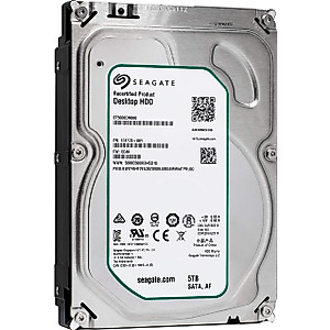 Seagate Barracuda ST5000DM000 5TB 3.5-Inch Internal Hard Drive, SATA, 5900 Rpm, 128 Mb Buffer (Renewed)