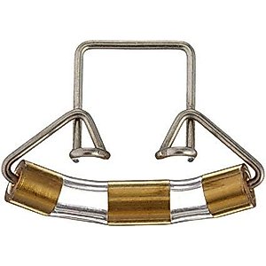 MUSICAL STRING Wire Slide-On Violin Mute, Violin Wire Mute, Brass And Steel Rubber Tubing For Protection,4/4 And 3/4