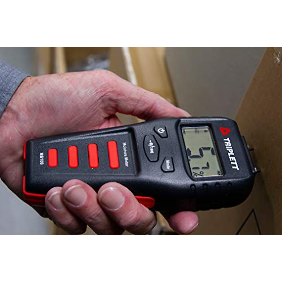 Triplett MS100 Pin Moisture Meter for Wood and Building Materials with Audible Indicator