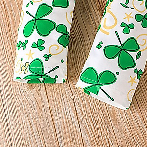 Reokoou St. Patrick's Day Baby Pink Outfit Purple Skirt Outfit Love Sweater Red Outfit Toddler Outfits for Girls