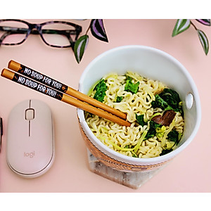 Toynk Seinfeld No Soup For You 20-Ounce Ramen Bowl and Chopstick Set