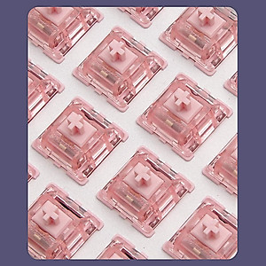 EPOMAKER ACR98 Mini 78-Key Wired Hotswap Mechanical Gaming Keyboard with Acrylic Case & RGB Backlight, Double-Shot PBT Keycaps, NKRO Programmable for Gamers/Mac/Win (Gateron Pink Switch)