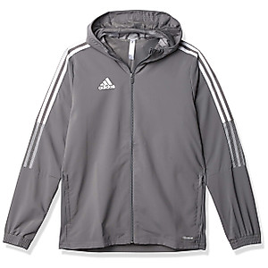adidas unisex-child Tiro 21 Windbreaker Black Medium