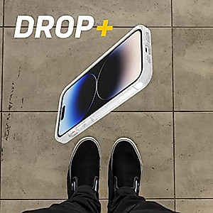 OtterBox iPhone 14 Pro (ONLY) Symmetry Series Case - STARDUST (Clear/Glitter), ultra-sleek, wireless charging compatible, raised edges protect camera & screen