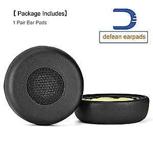 Evolve 75 Ear Pads - defean Replacement Ear Cushion Compatible with Jabra Evolve 75 75+ 75 UC / 75 MS Headphone/Earpads Contain Plastic Clips,(Ear Pads not fit Jabra Evolve2 75 PC Wireless Headset)
