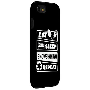 iPhone SE (2020) / 7 / 8 Snowshoeing Boots Snowshoes Hiking Shoes Trails Case