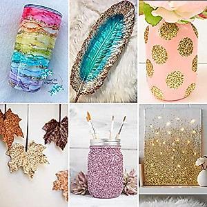 TORC Burnt Orange Chunky Glitter 4 OZ Glitter for Resin Crafts Tumblers Cosmetic Art Festival Decoration