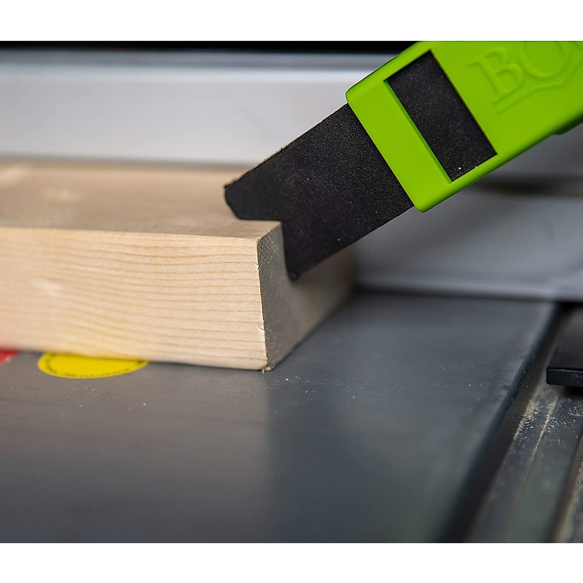BOW Products MINI PushPRO PP2 - Push Stick for Table Saws - EVA Tipped Push Block That Reduces Vibrations and Improves Material Grip - Woodworking Tools and Safety Accessories