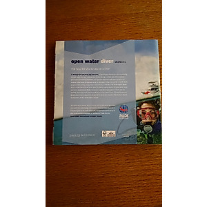 PADI Open Water Diver Manual with Table