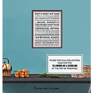 LARGE 11X14 - The Office Merchandise - The Office Merch - Michael Scott Poster - The Office Decor - The Office Gifts - The Office Wall Art- Boss Gifts for Men, Women - Funny The Office Quotes Wall Art