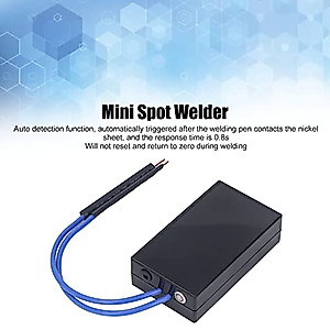Portable Spot Welder, 6 Gears Adjustable Spot Welder Machine Mini Small Battery Spot Welder with Light Indicator, Handheld DIY Spot Welder Mini Spot Weld Machine for Repair