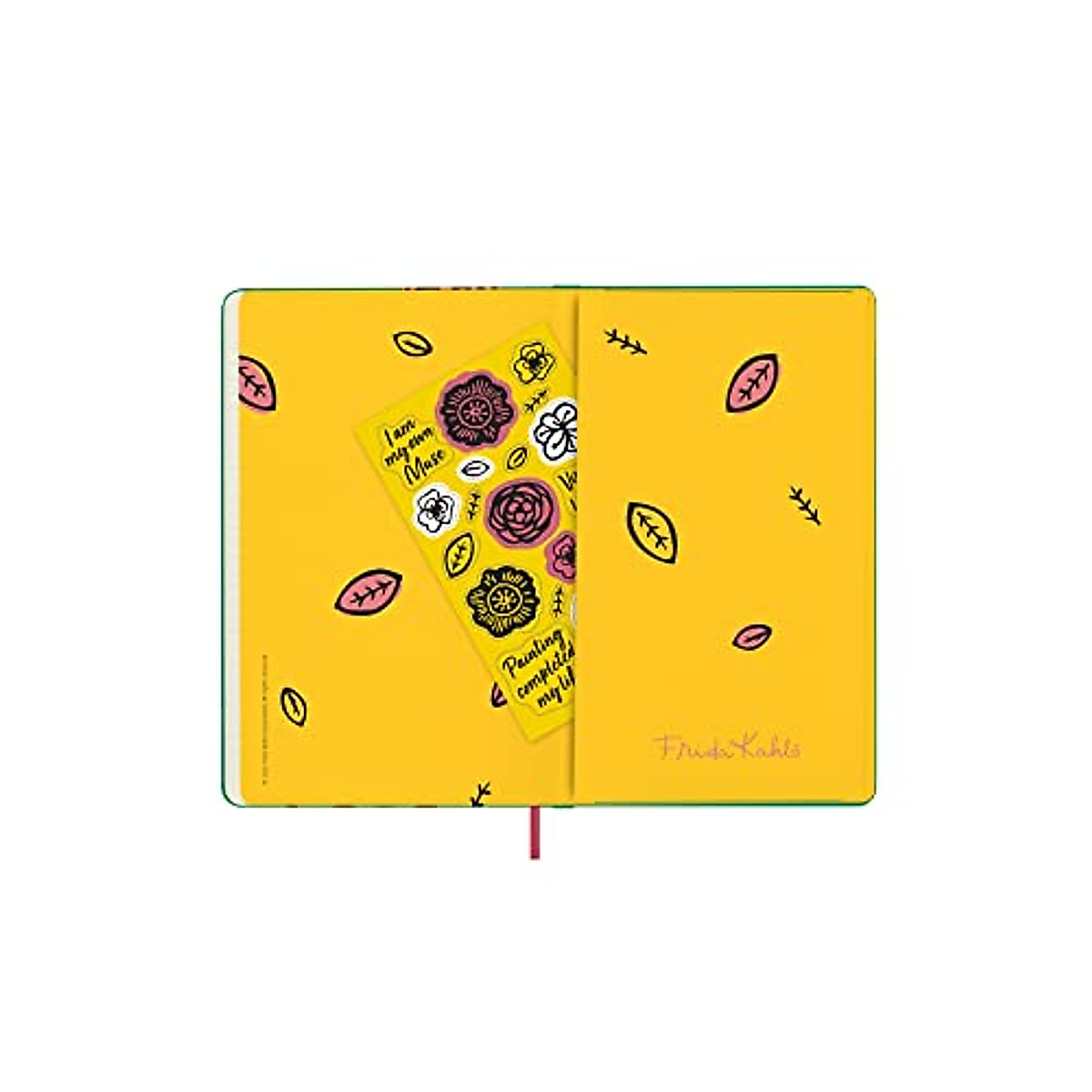 Moleskine Limited Edition Frida Kahlo 12 Month 2023 Daily Planner, Hard Cover, Large (5" x 8.25"), Green