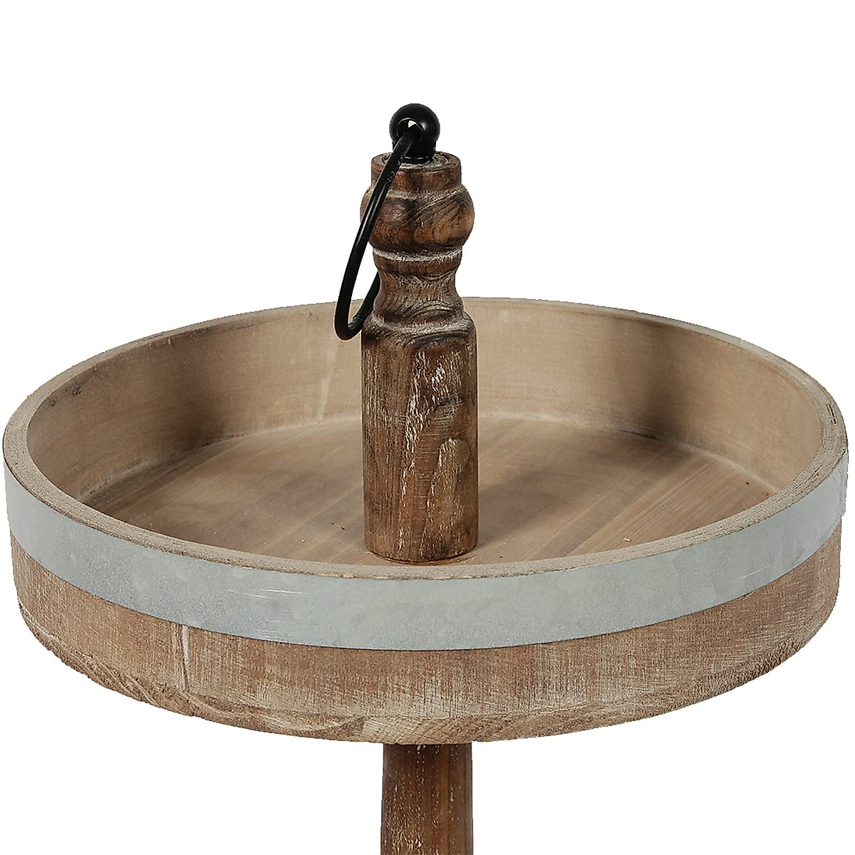 SOFE 3 Tier Tray Wood for Spring Easter Decor, Distressed Brown Farmhouse Tiered Tray Stand, Rustic Tiered Serving Tray, Three Tiered Tray Decor Items for Coffee Bar, Kitchen Counter, Party, Table