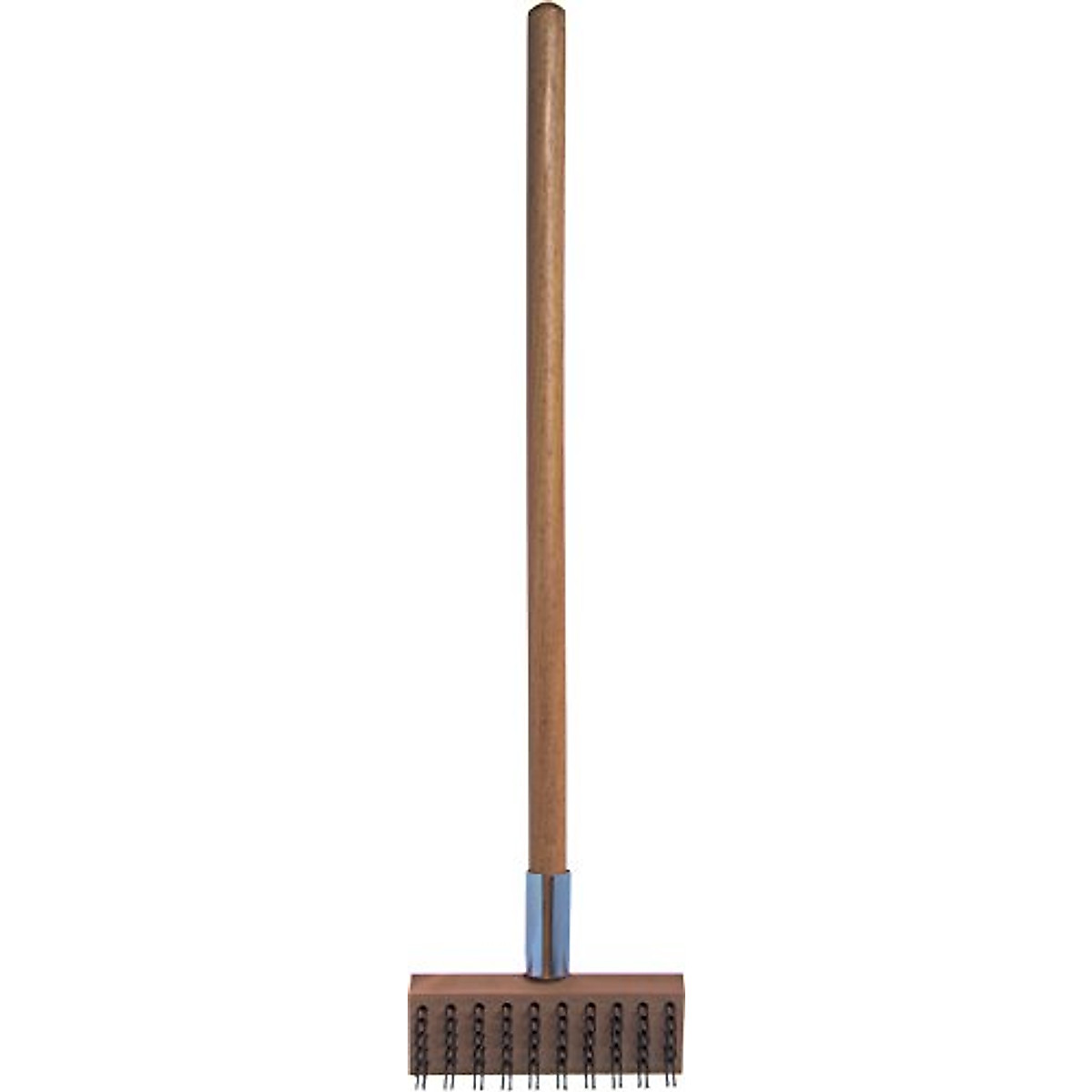 Carlisle FoodService Products Wood Oven Grill Brush & Scraper with Handle, 30 Inches, Natural