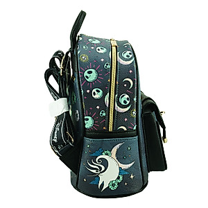 Wondapop Disney The Nightmare Before Christmas 11" Vegan Leather Fashion Mini Backpack