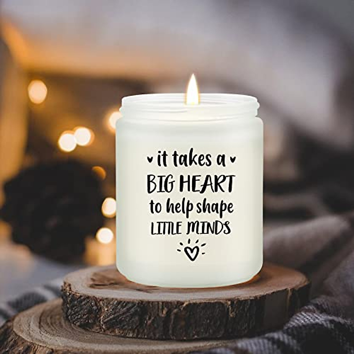 Volufia Teacher Appreciation Gifts - Teacher Gifts for Women - Thank You Gifts for Teacher - Funny Christmas Valentines Birthday Gifts for Teachers - Funny Lavender Scented Candle