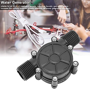 AMONIDA Vorticity Impeller Enerator Micro Hydroelectric Water Generator, Micro-Hydro Water Generator, for Sound System Intelligent Faucets Solar Energy Gas Water Heater