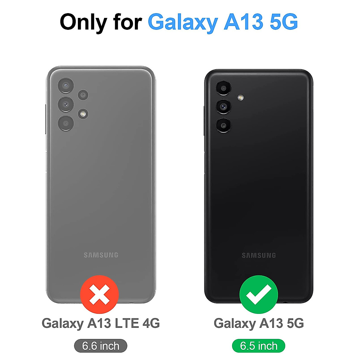 Antsturdy Compatible with Samsung Galaxy A13 5G Case Wallet with Card Holder Women Men Phone Case RFID Blocking PU Leather Flip Folio Shockproof Cover Wrist Strap Zipper Credit Card Slots,Brown