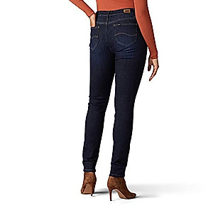 Lee Women's Sculpting Slim Fit Skinny Leg Jean, Slumber, 14
