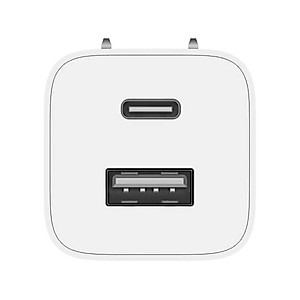 Xiaomi MI 65W GaN Charger - USB Type A + USB Type C, Small and Portable Fast Travel Charger