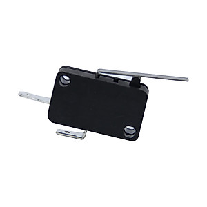 2 Packs SZM-V01-2FA-33 Refrigerator Dispenser Switch Compatible with LG Refrigerator 6600JB3001C 6600JB3001E PS3529276 PS8259956 WR23X10171 WR23X10224,Terminal Width 3/16'' (Normally Open) -Black