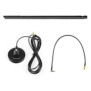 CHHLIUT GSM 3Ghz 4G LTE 18dBi High Gain External Magnetic Antenna Booster Amplifier WLAN Router & Modems Network Connector(TS9/SMA)