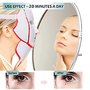Led Face Mask, Farsaw 7 Colors Led Light Mask Beauty Machine