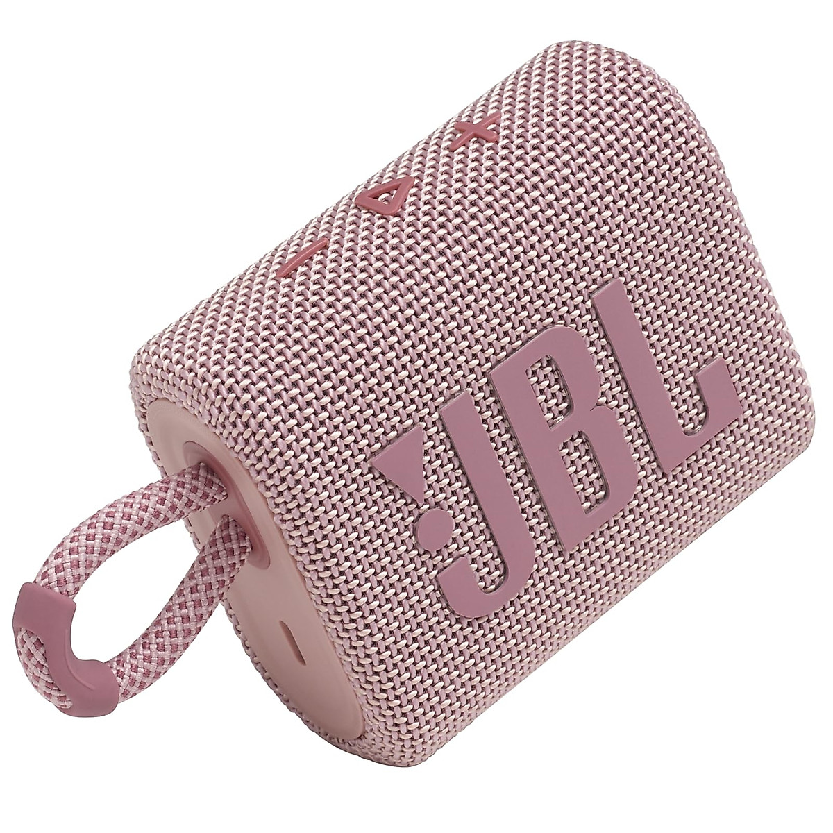 JBL GO 3 Waterproof Ultra Portable Bluetooth Speaker Bundle with gSport Deluxe Hardshell Case (Pink)