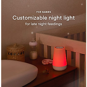 Hatch Rest Baby Sound Machine, Night Light | 2nd Gen | Sleep Trainer, Time-to-Rise Alarm Clock, White Noise Soother, Music & Stories for Nursery, Toddler & Kids Bedroom (Wi-Fi)