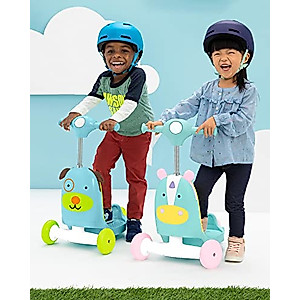 Skip Hop 3-in-1 Baby Activity Push Walker to Toddler Scooter, Zoo Unicorn