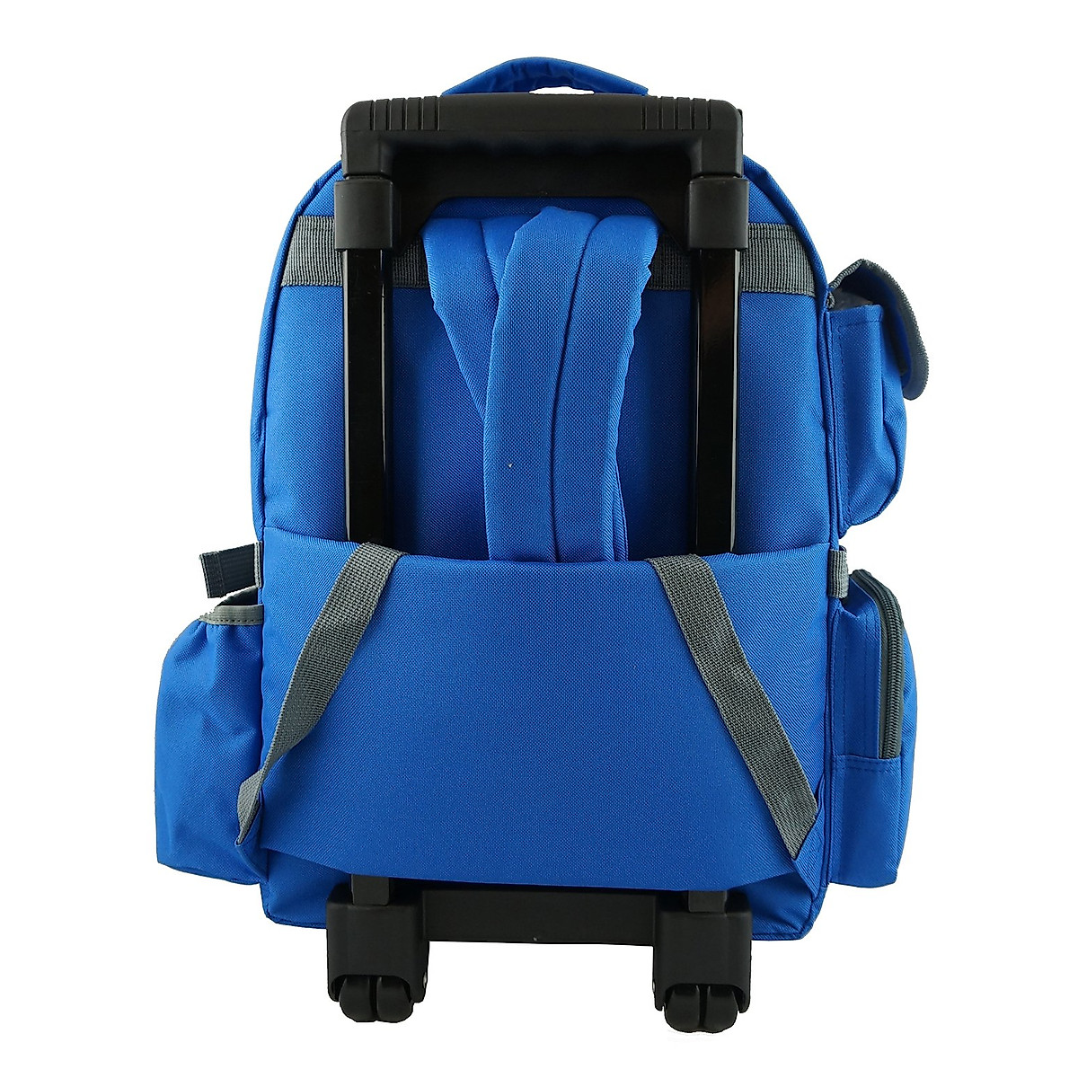 Deluxe Wheeled Rolling Backpack for School with Premium Sturdy Wheels Royal