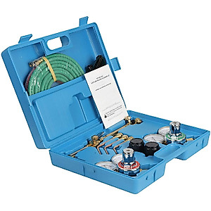 BBBuy Oxygen & Acetylene Gas Cutting Torch and Welding Kit Portable Oxy Brazing Welder Tool Set with Two Hose, Storage Case-Portable Cutting Torch Set Welder Tools