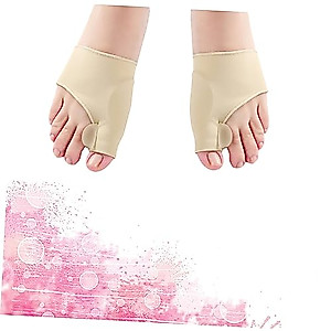 Thumb Brace 1 Pair Night Splint Thumb Protector Tool Stand Bunion Brace Nylon Socks Hallux Valgus Gloves Trigger Bracket Forefoot Khaki Pedicure Foot Protectors for Feet
