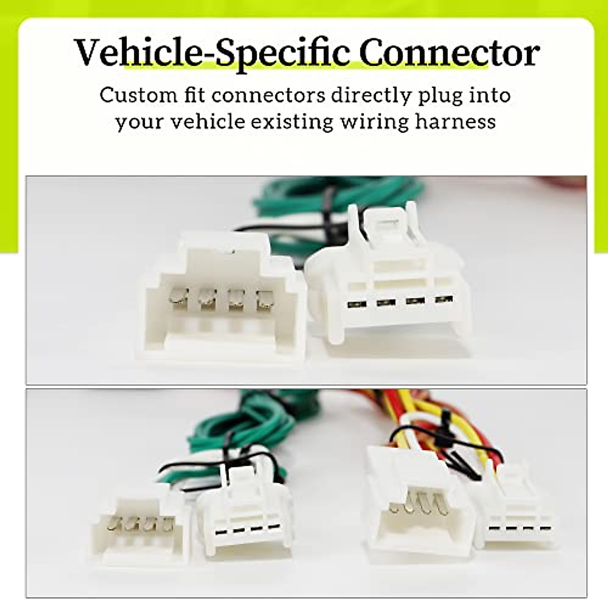 Oyviny Custom 4 Way Flat Trailer Wiring Harness 56033 for Nissan Rogue 2008-2019/Infiniti G25 2011-2012/Infiniti G35 Sedan 2007-2008/Infiniti G37 Sedan 2009-2013/2015 Infiniti Q60